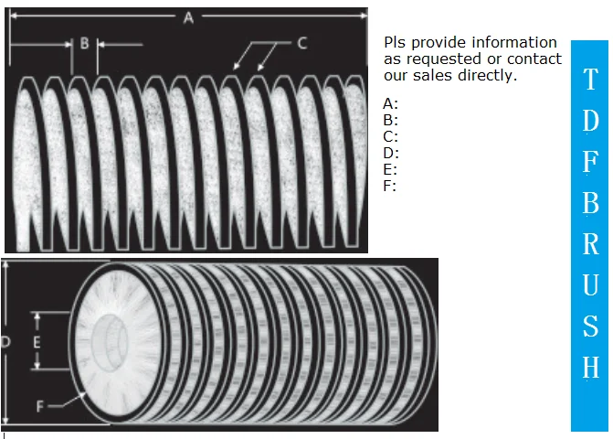 TDF Industrial Metal Wire Spiral Coil Cleaning Brush for Efficient ...
