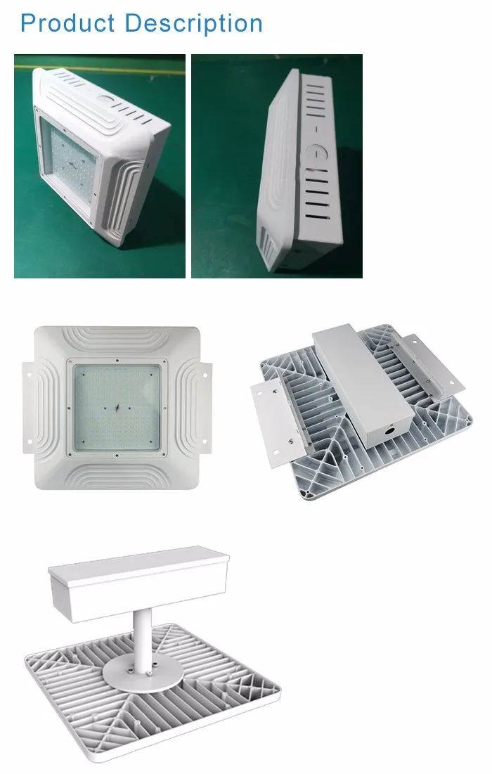 Energy Saving Gas Station Led Oil Station Light Recessed Led Canopy ...