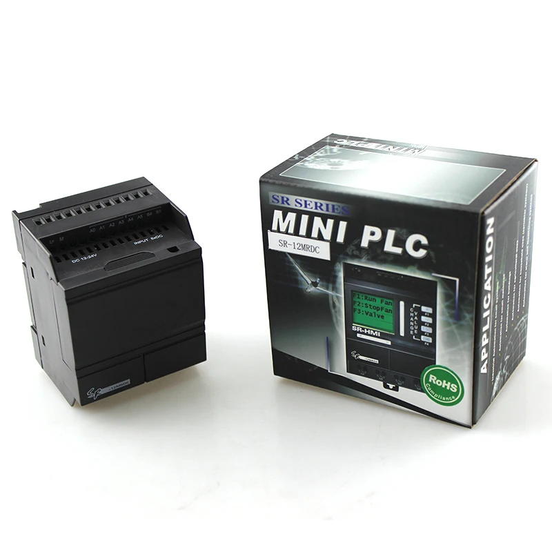 Yumo Din Rail Plc Enclosure Sr-12mrdc Programmable Logic Controller ...