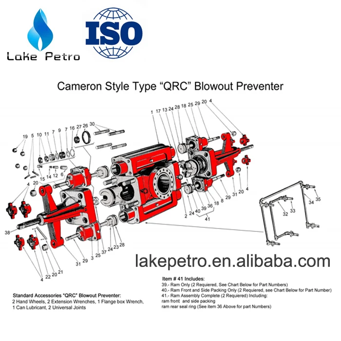 API 16A Single & Double Ram BOP Blowout Preventer Drilling Equipment