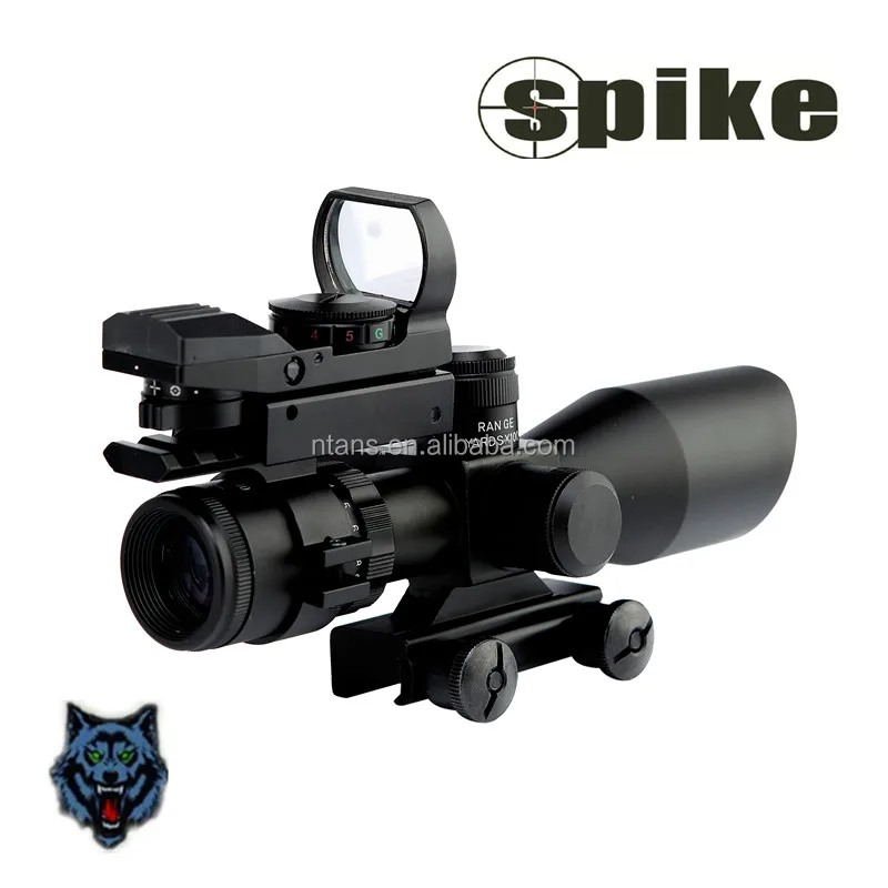 Spike Optics 2.5-10x40er Scope with Red Dot Sight HD101