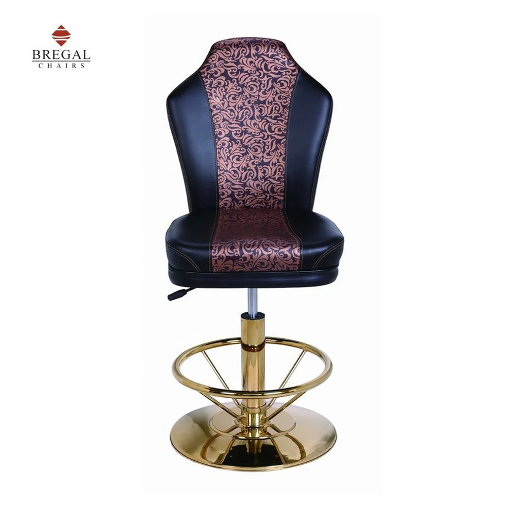 2021 Modern Vip Chair Upholstered Casino chair Golden Painting Base ...