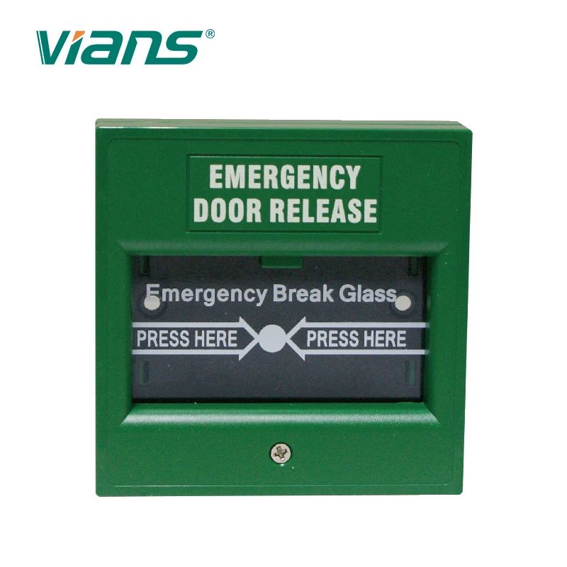 Single Pole Breaking Glass Emergency Push Button Release - Buy Fire ...