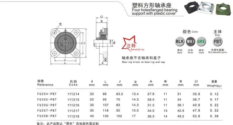 FW-205 Pillow Block Bearings - Durable & Efficient Solutions