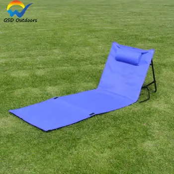Adjustable Backrest Folding Beach Mat Padded Outdoor Waterproof Beach ...