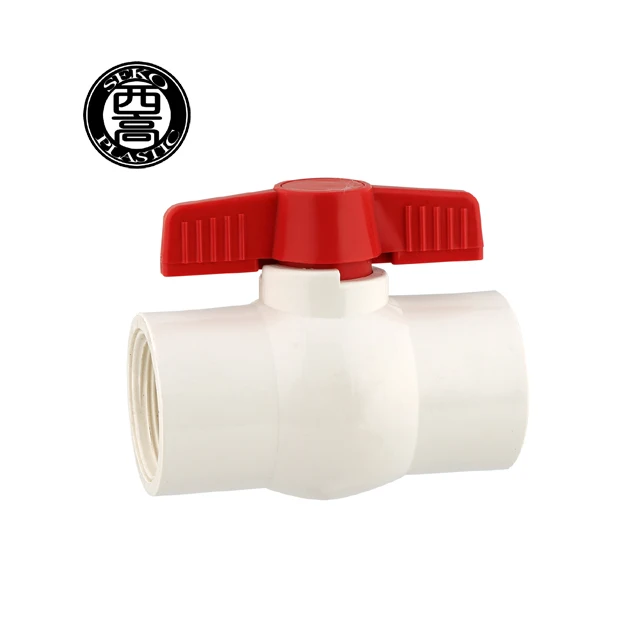 Upvc Cpvc Compact Ball Valve/threaded Or Socket White Or Grey Astm Jin ...