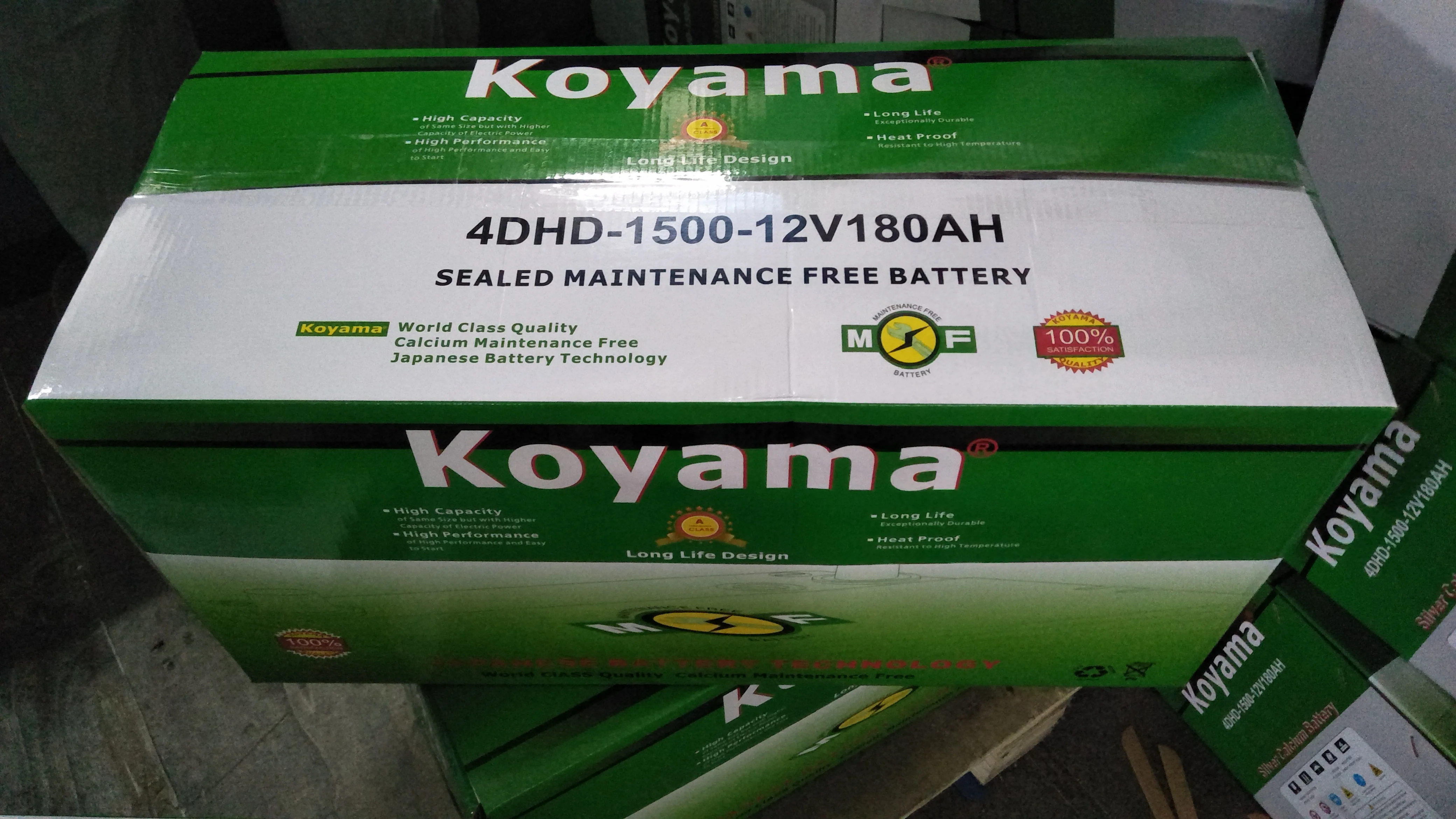 4D 12v150ah Maintenance Free Truck Battery - High Performance