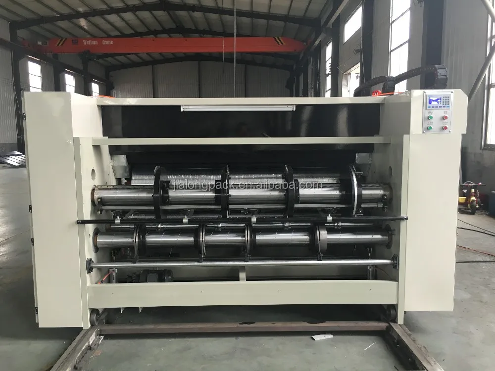 Semi Automatic Carton Corrugated Box Production Making Printer Slotter ...