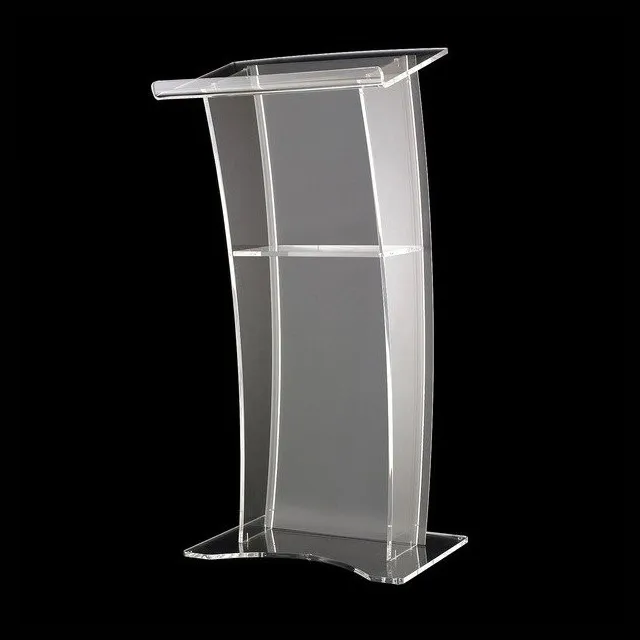 Customizable Acrylic Podium - Perfect for Speeches & Events