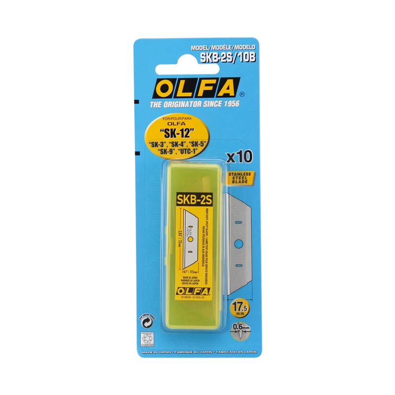 OLFA SKB-2S/10B Blade special for SK-12 stainless steel knife 72*17.5*0.6mm| Alibaba.com