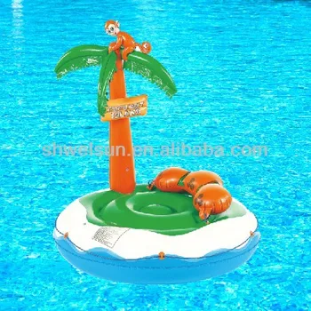 Coconut Pool Float Inflatable Island - Buy Inflatable Island,Inflatable ...