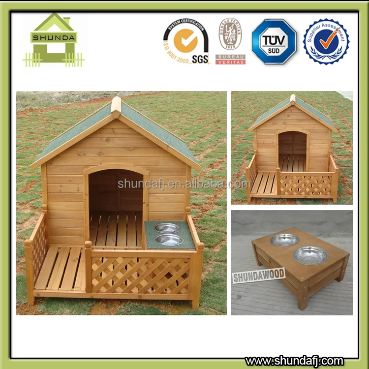 Sdd10 Prefabricada De Madera Perrera Grande Patio Trasero Perreras ...