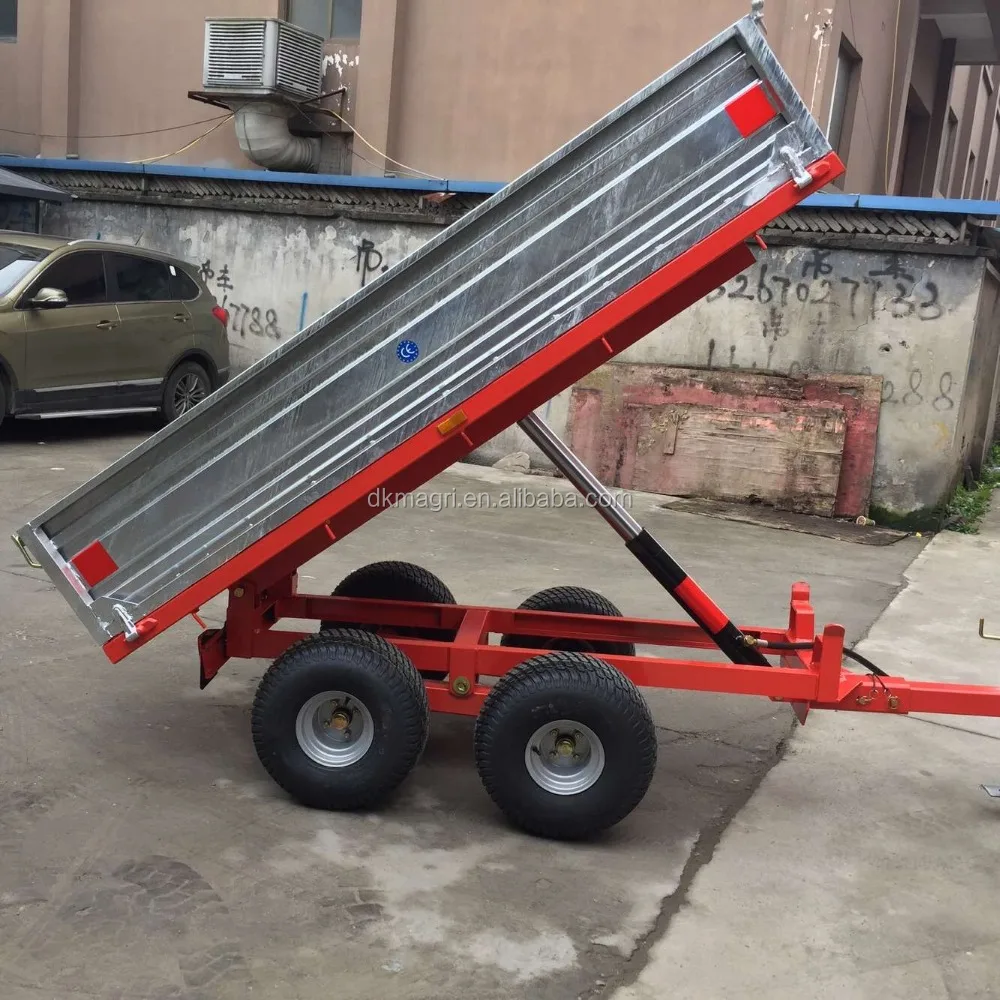 Farm Tractor Hydraulic Tipping Trailer - Buy Compact Tractor Tipping ...