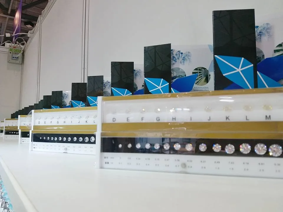 D to M 4cs Diamond Tools Cubic Zirconia Color Chart Size Reference