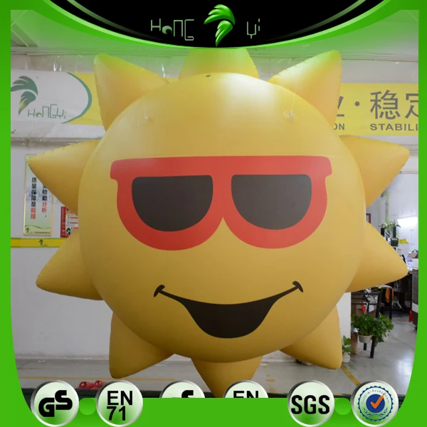 Customized Giant Sun Inflatable Shape Balloon Advertising Inflatable ...