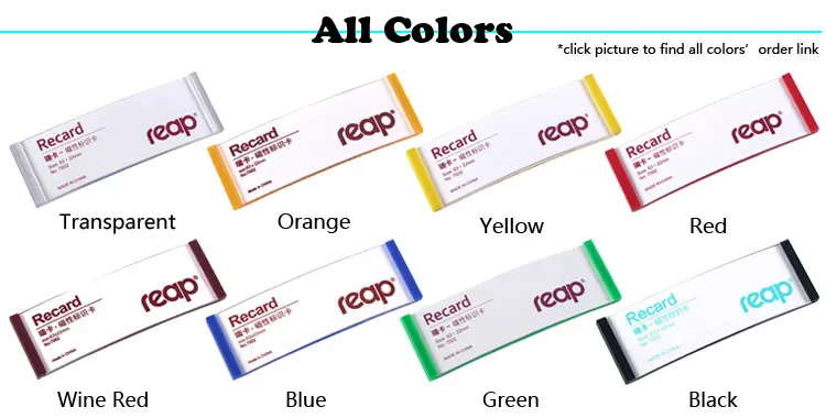 REAP 7002 - Durable Reusable Name Badge for Reception Staff