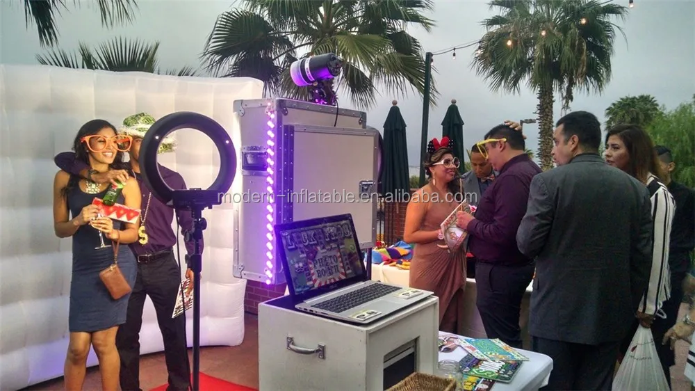 Vogue Camera Shaped Inflatable Photo Booth Tent Party Backdrop ...