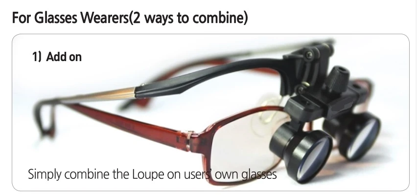 TAO'S ERGO Deflection Dental Loupes - Magnification 3.5x-6.5x