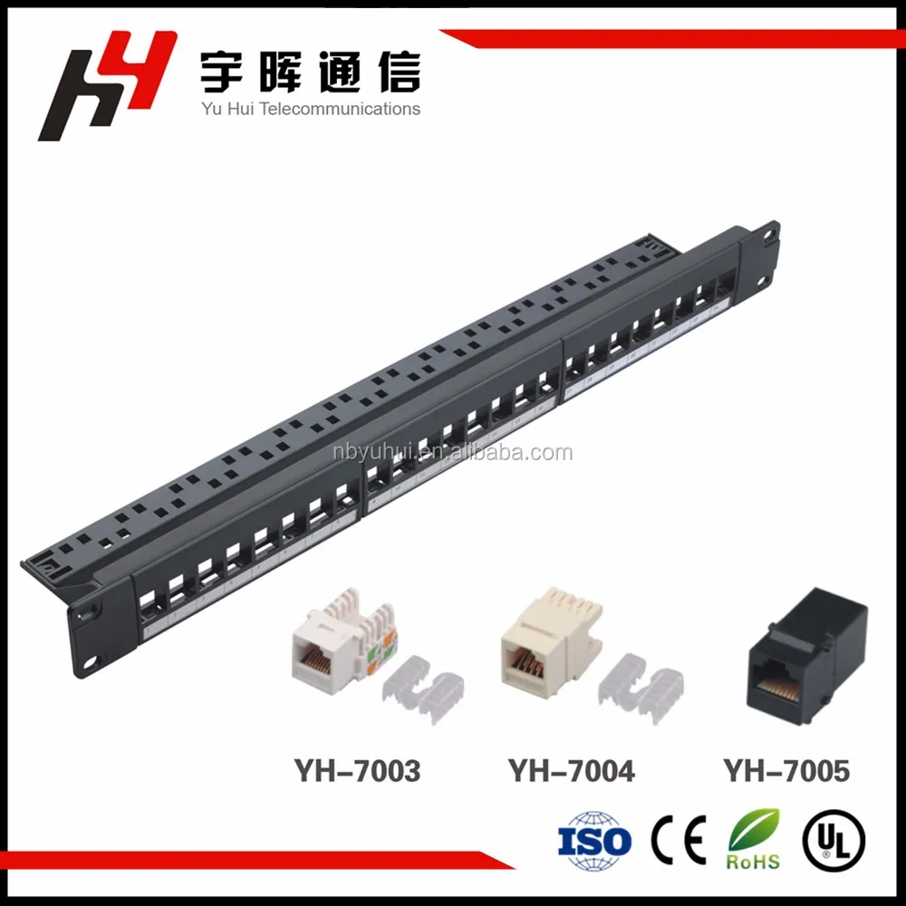 24 Port Ftp/utp Shielded Triangle Patch Panel Blank Unloaded Empty ...