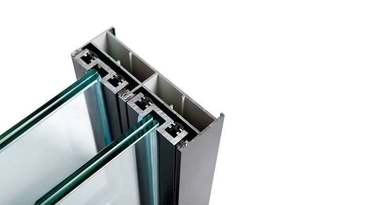 Aluminium Frame Vertical Pivot Window Aluminum 3 Panel Tempered Glass ...