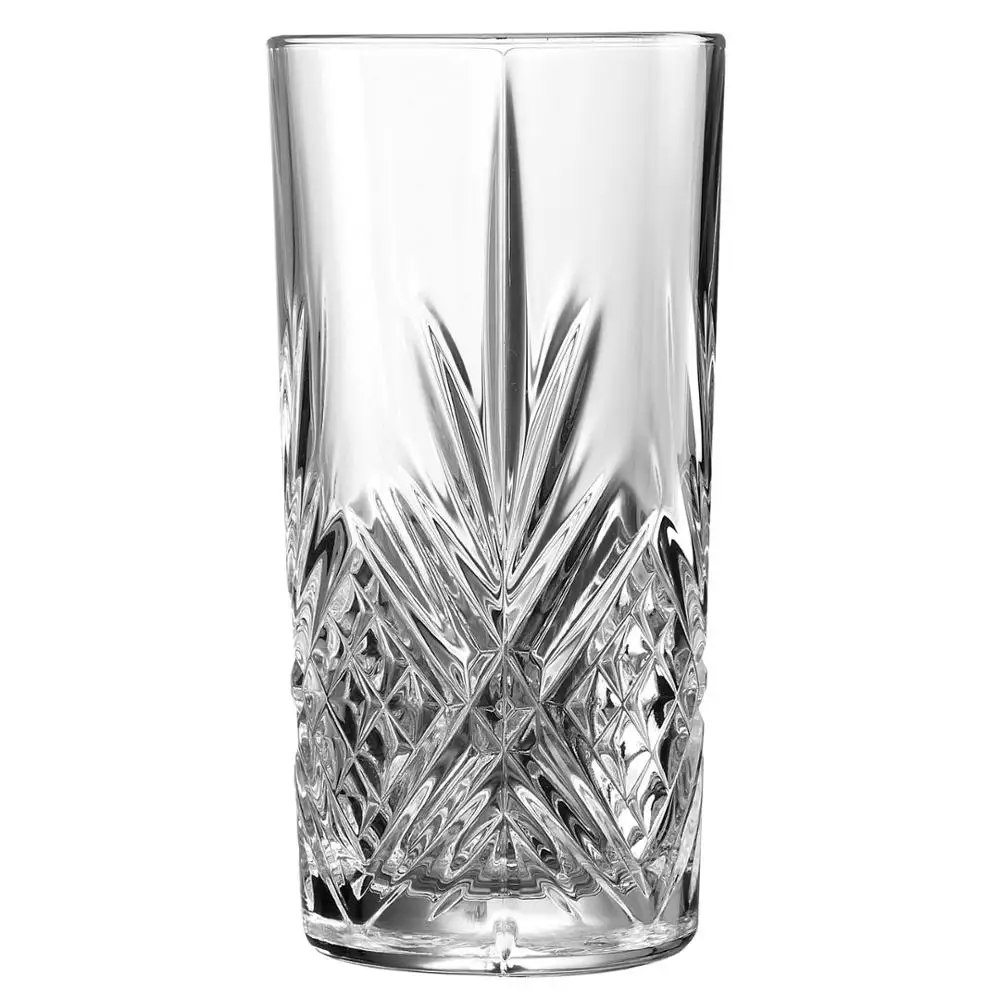 Cut Glass Design Crystal Hiball Glasses 12oz / 350ml - Buy Cut Glass ...