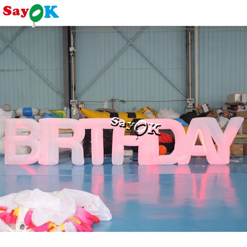 Custom Giant Large Inflatable Alphabet Letters Birthday for Advertising ...