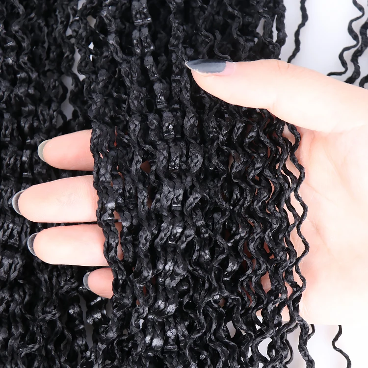 Julianna Ombre Micro Jumbo Zizi Braids - Curly Synthetic Hair