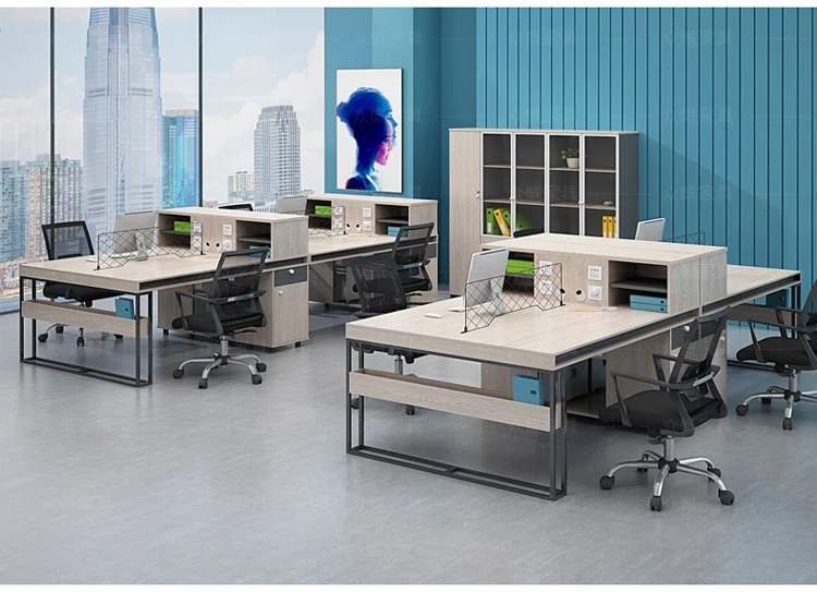 Modern Office Furniture Design Panel System Partition Metal With Drawer ...
