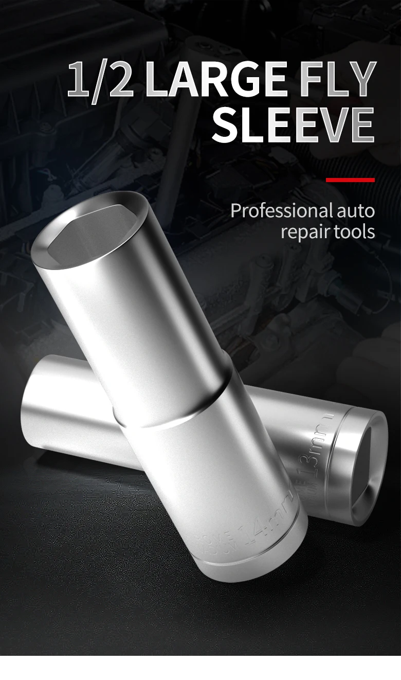 10-piece 1/4" Drive Chrome Finish Metric Socket Set Wrench Kit - Buy ...