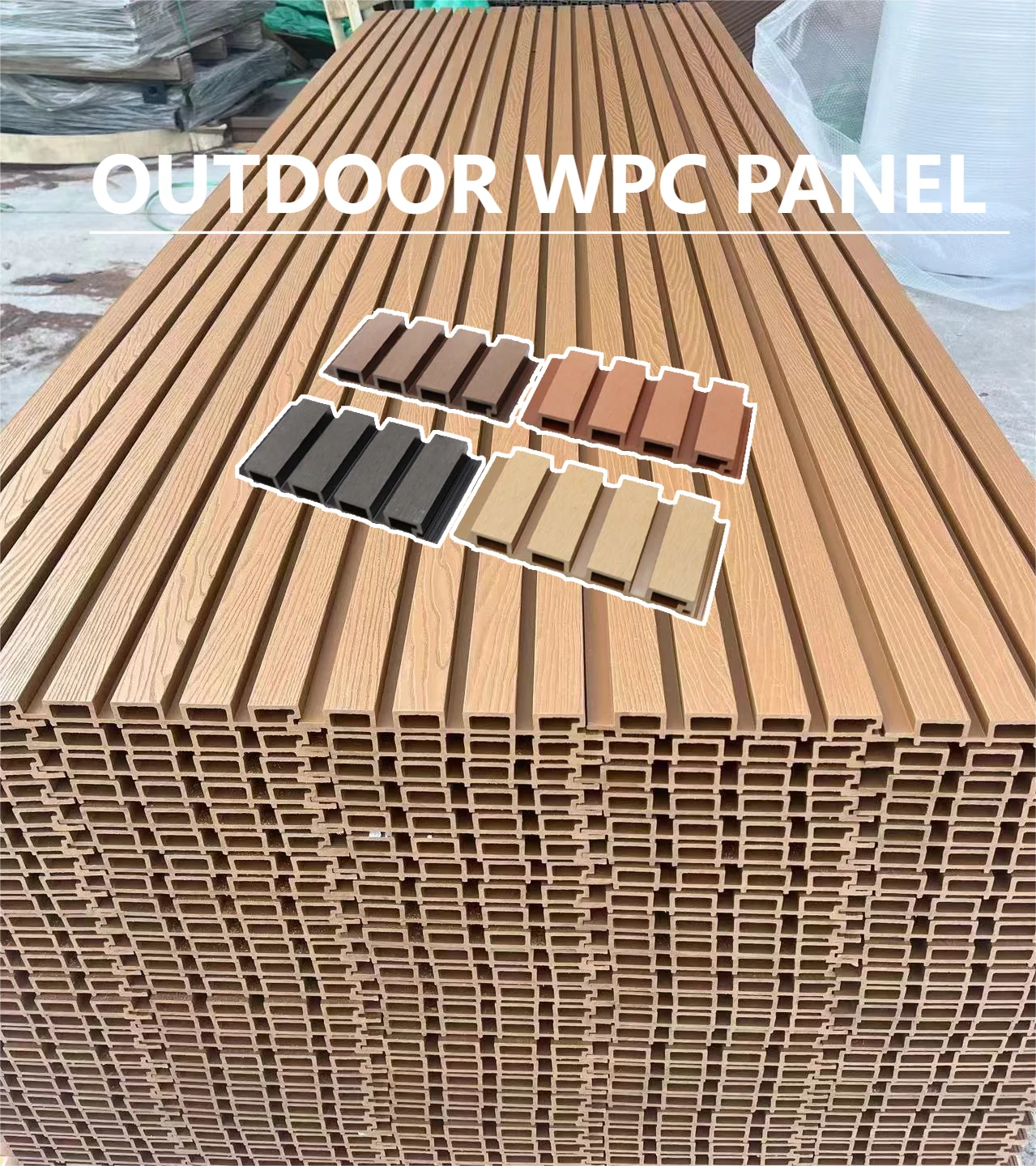 Durable Outdoor WPC Wall Panels - Stylish & Waterproof