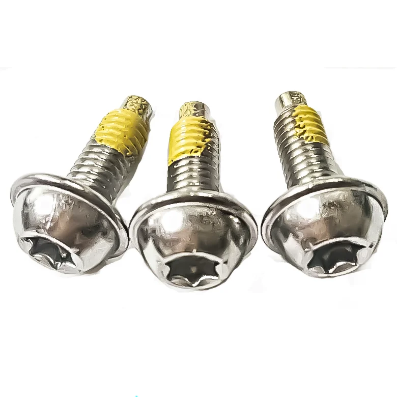 Custom Sus304 Stainless Steel Button Washer Flange Head Torx Bolts Dog ...
