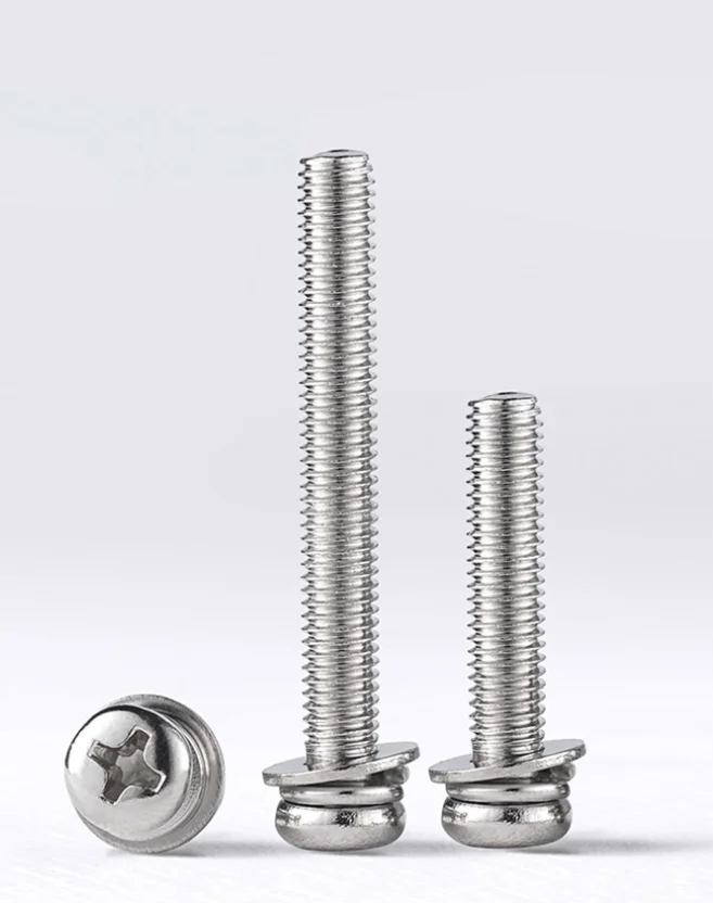 Three Parts Pan Head Combination Sems Machine Screws| Alibaba.com