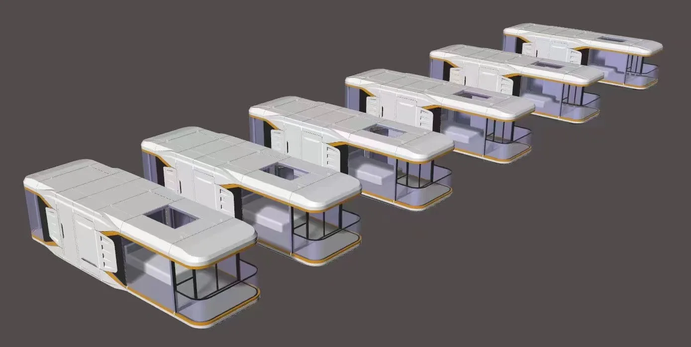Modern Modular Capsule Tiny Container House Price Prefabricated Space ...