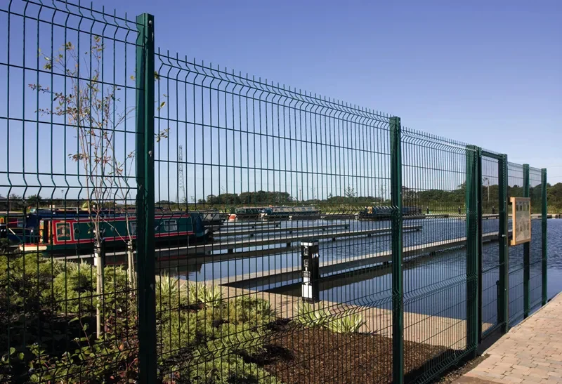 Factory Price Double Wire Mesh Vertical Strip Pvc Coated Bend fence pvc ...