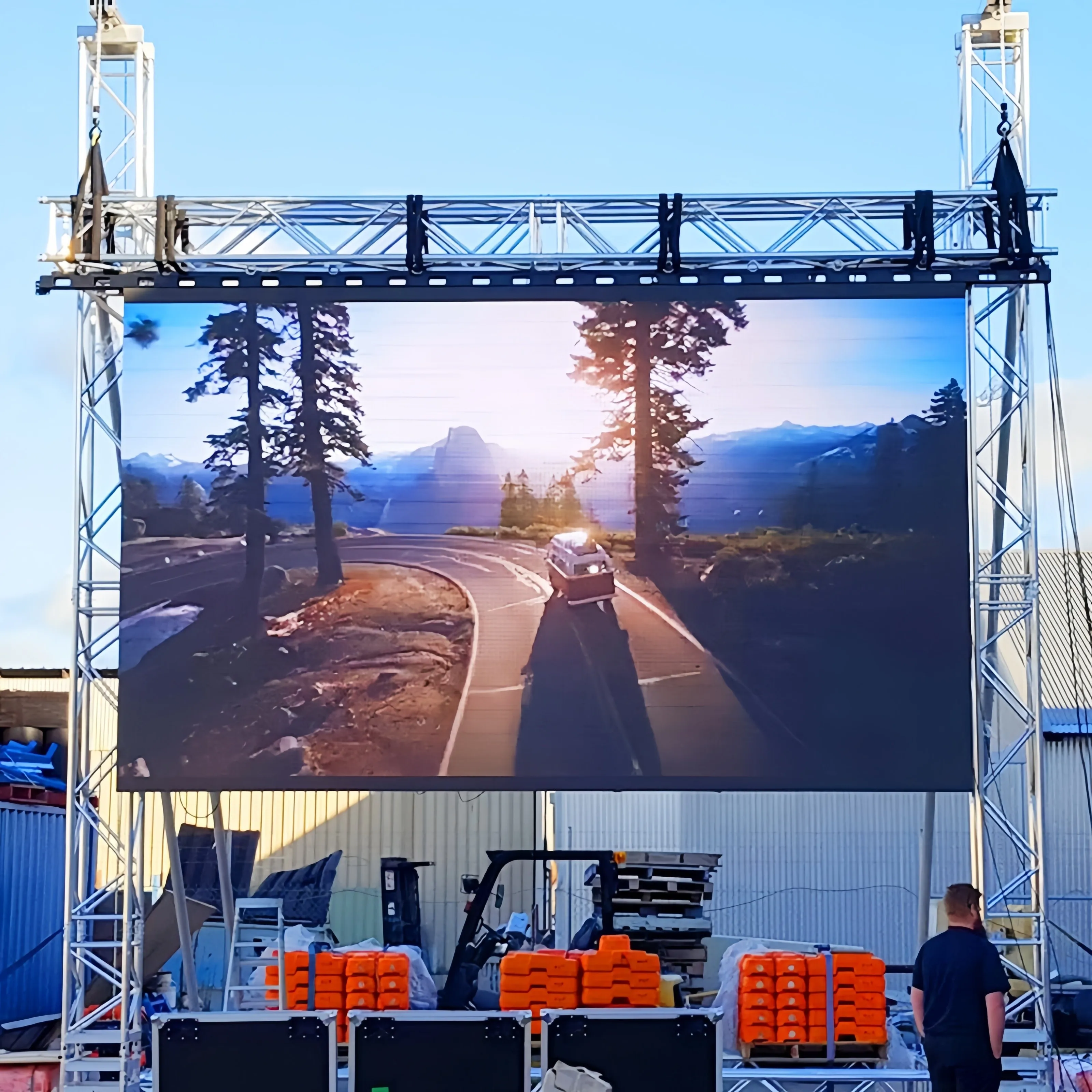 Ip65 Outdoor Fixed Led Display Billboard Sign Board Signage Full Color ...