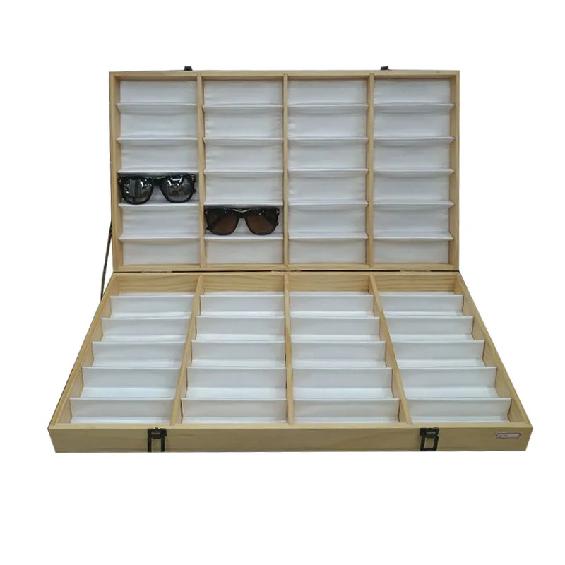 Lockable Sunglasses Display Organiser Box - 288 Slots