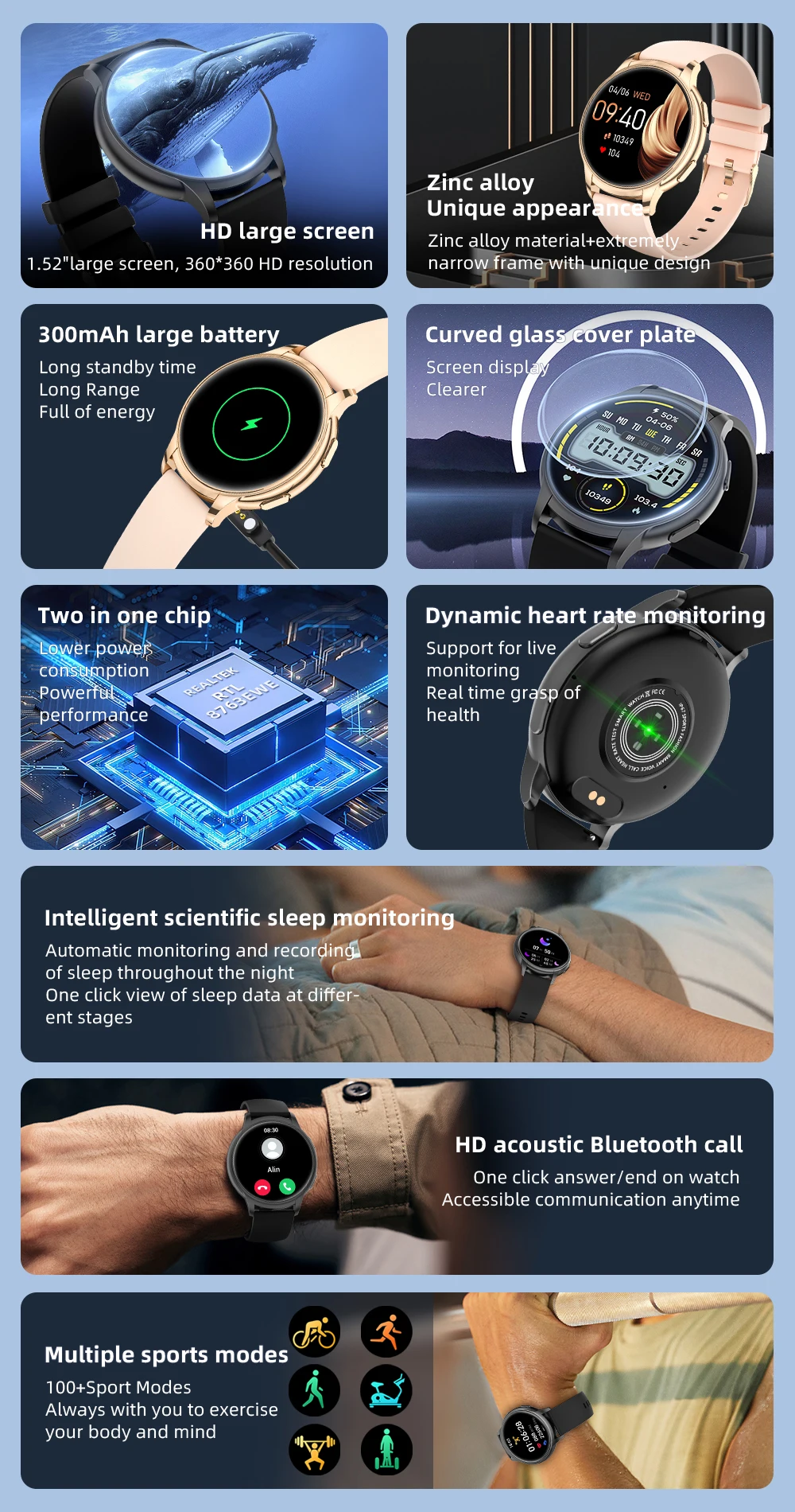 Maxtop Round Smartwatch - Luxury Fashion & Fitness Tracker