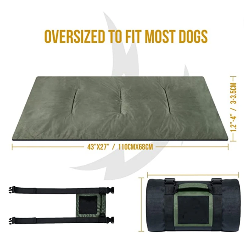 Portable Waterproof Anti-Slip Dog Camping Outdoor Indoor Bed Mat ...