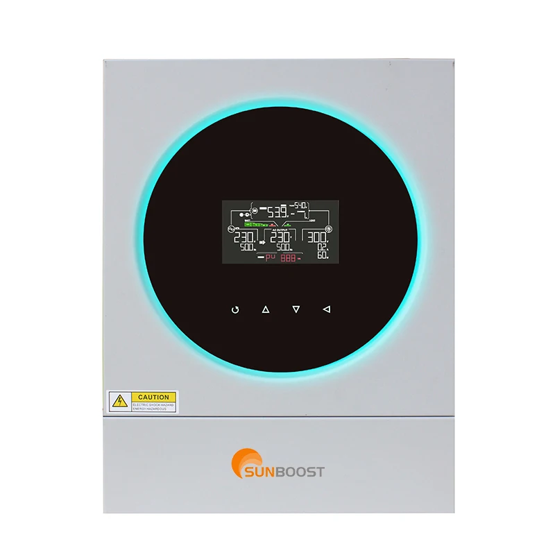 SUNBOOST 5KW 10KW 48V Hybrid On/Off Grid Inverter Single Phase MPPT Charger Controller 3.5KW ...