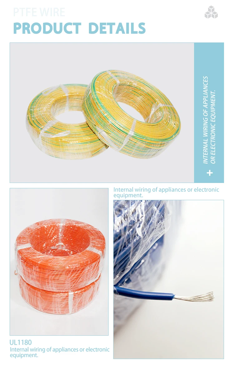 Etfe PTFE Insulated Electrical Wire - High Temperature Cable