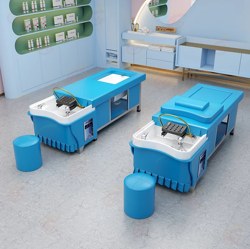 Thai Head Spa Lay Down Washing Hair Chair Salon Electric Pedicure ...