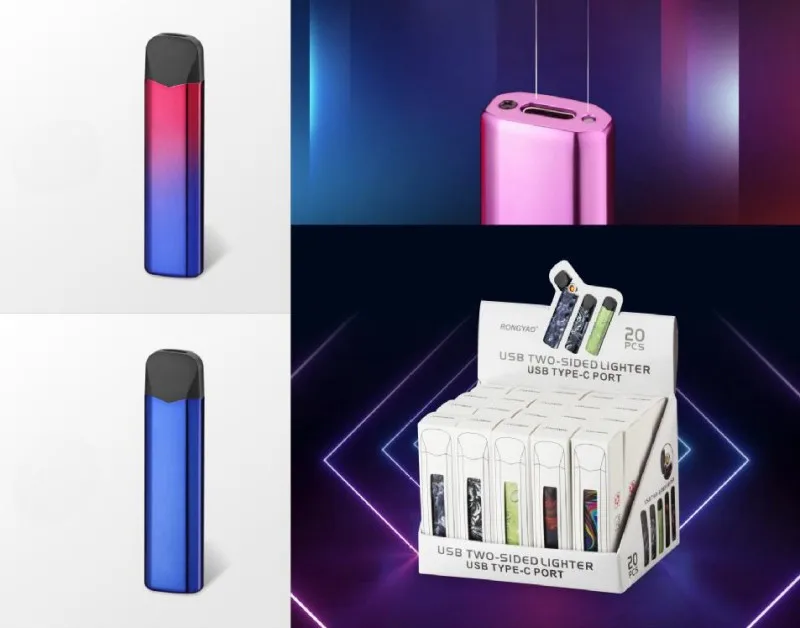 Usa Smoke Shop Electronic Usb Puffs Smoking Pipe Lighter Crystal Smoke ...