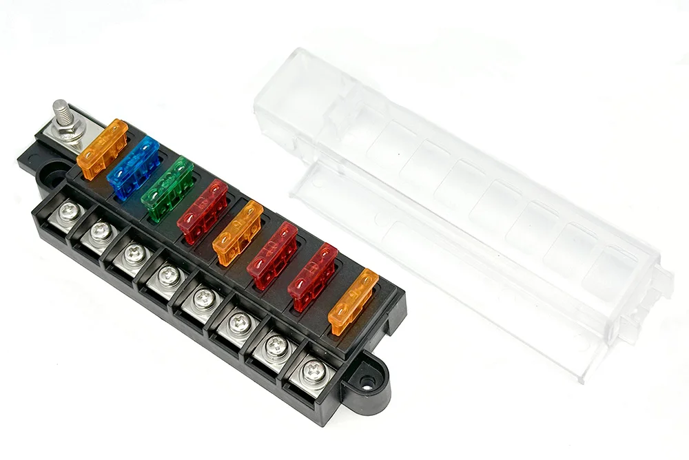 ATO ATC Fuses 8 Way Circuit Fuse Box for Auto & Marine