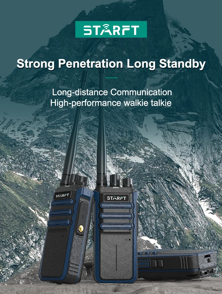 Starft XA30 5W GMRS Transceiver Group Call Handheld Walkie Talkie for ...