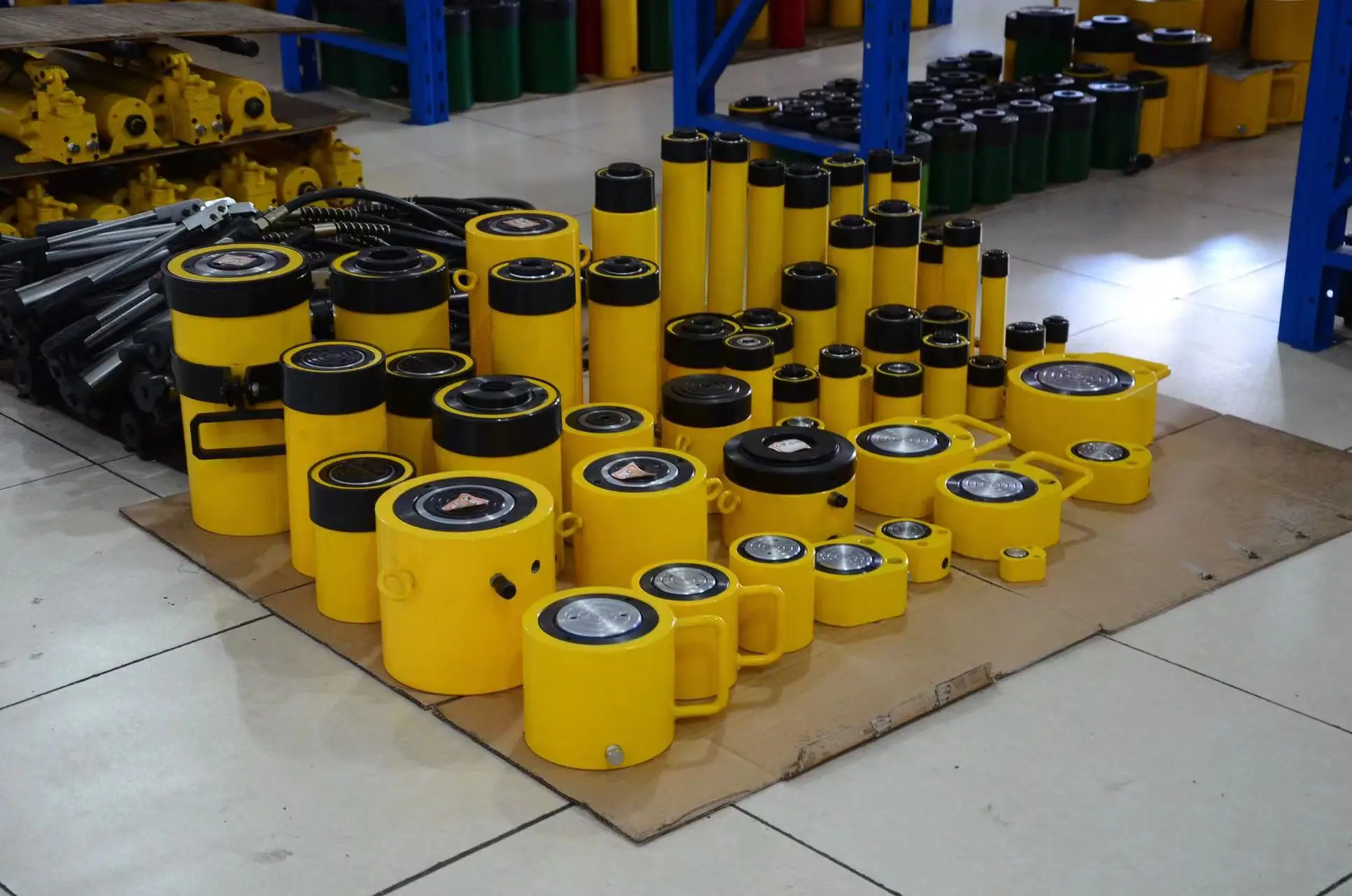 Rch-121 700bar Spring Return Center Hole Hydraulic Cylinder Hollow ...