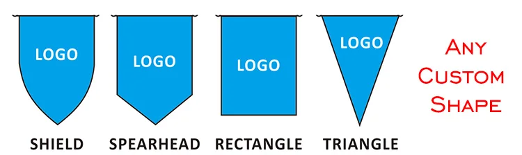 Custom Bunting Backstroke Flags for Swim Games & Events