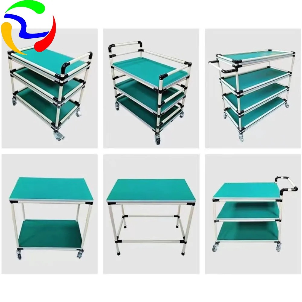 Workshop Anti-Static Material Turnover Trolley - Customized