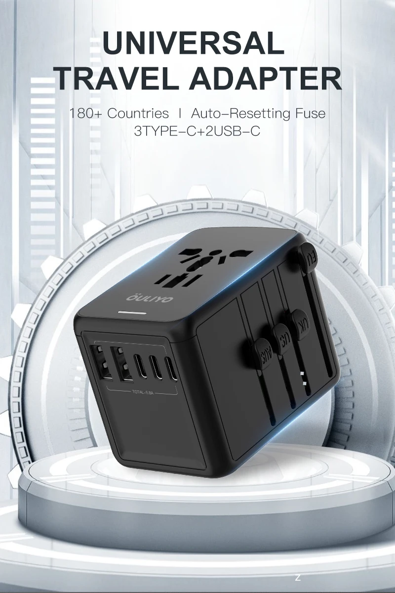 Universal Travel Adapters - World Plug International Adaptor