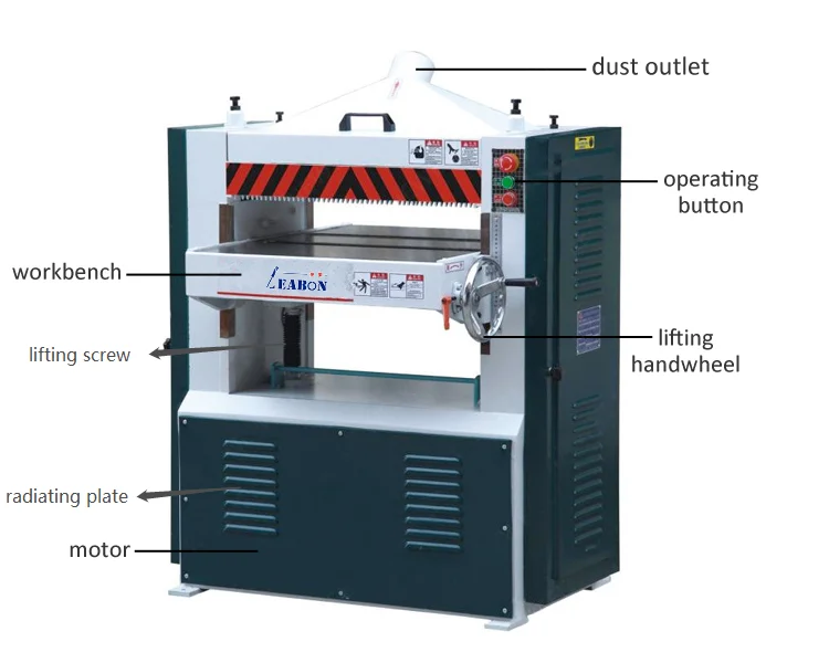 Industrial Heavy-Duty Wood Planer Simple and Easy to Operate Surface ...