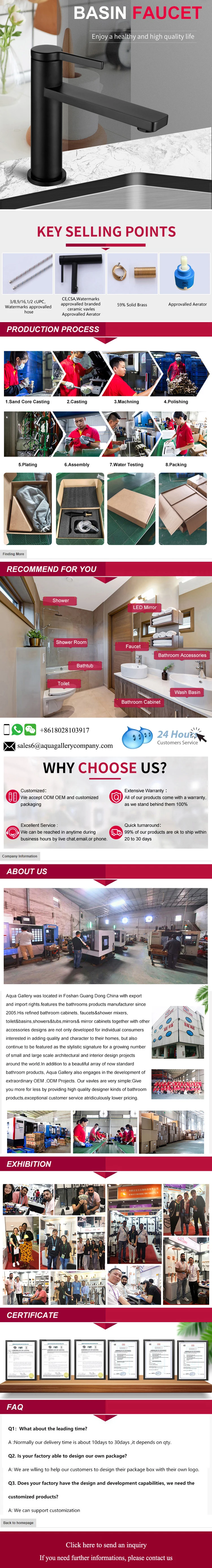 Matt Black Finished Brass Faucets Ceiling Mounted Hot and Cold Hand ...